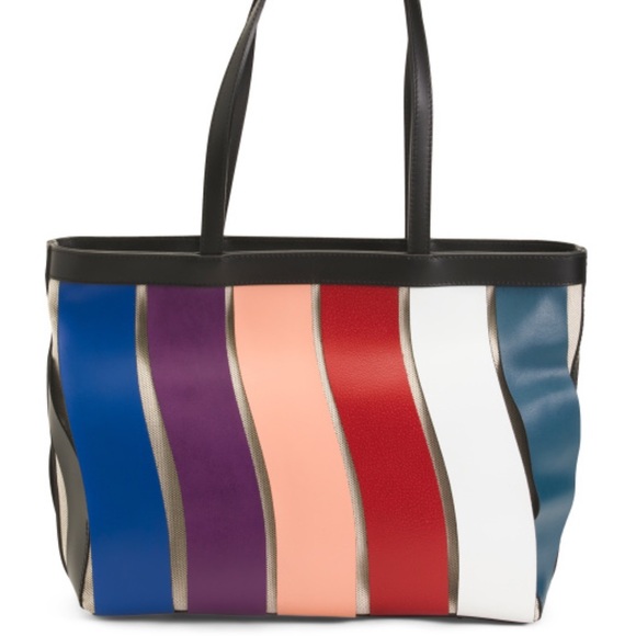 Cheval | Bags | Chevalmade In Italy Woven Leather Panels Tote | Poshmark